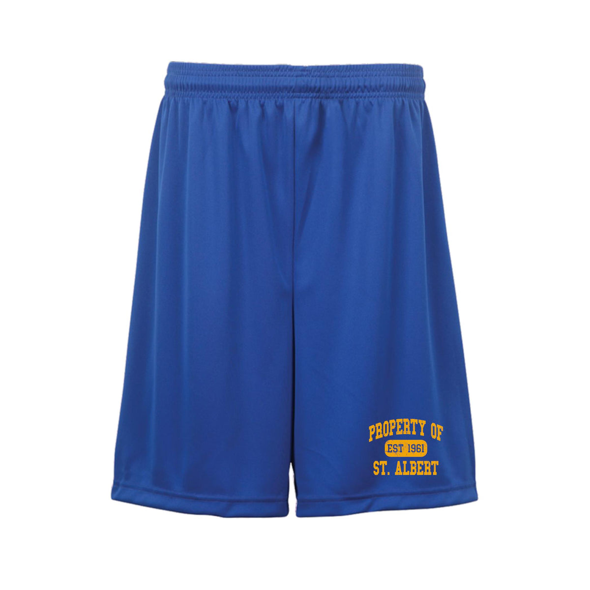 St. Albert the Great Dry Fit Gym Uniform Shorts – Final Score Sporting ...
